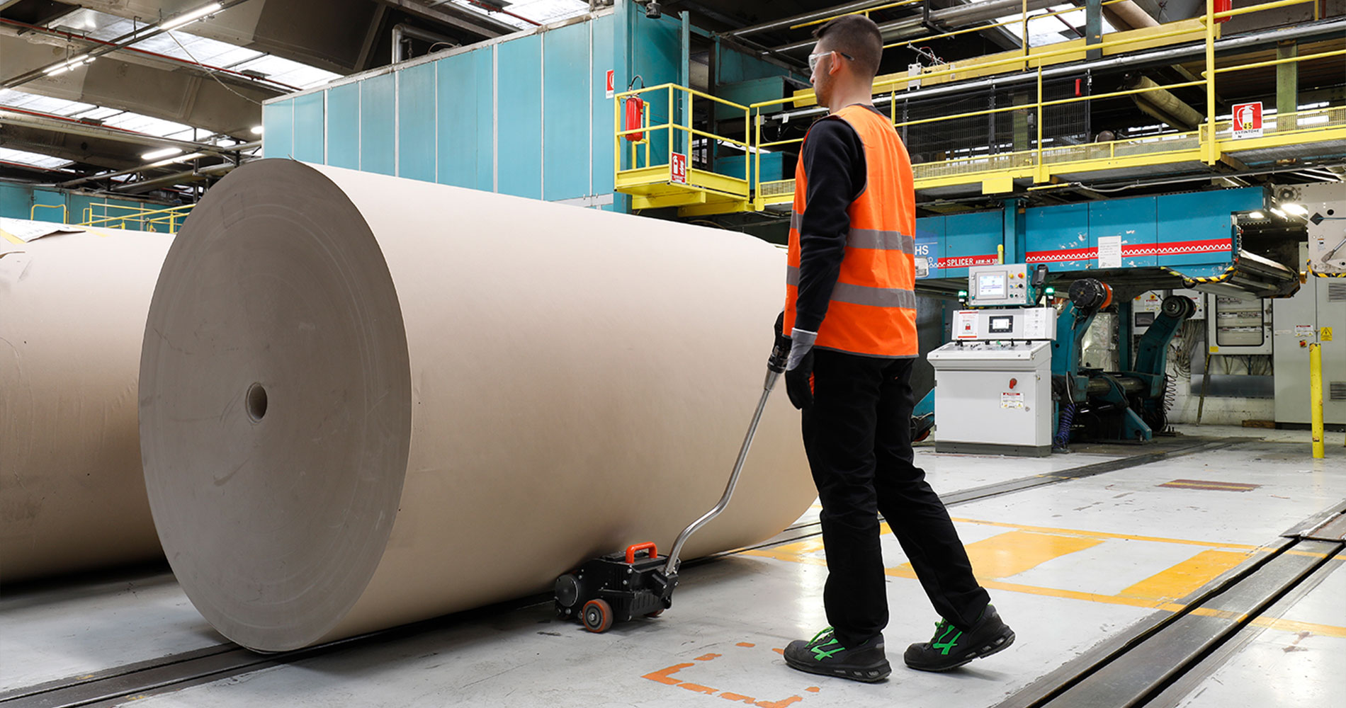 Spingi bobina per carta e cartone Moviroll » Renova